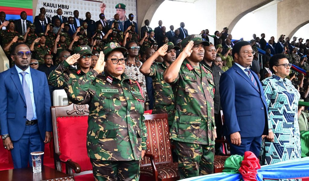 President Samia calls for peace, as army turns 60 - Daily News