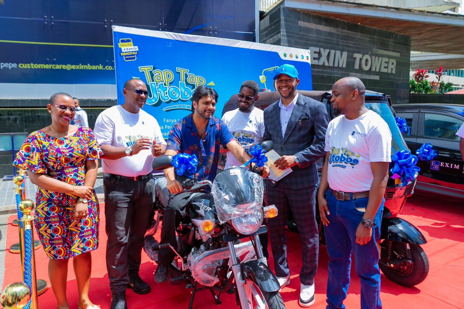 Three awarded vehicle, tricycle & bike as Exim Bank concludes ‘Tap Tap Utoboe’ - Daily News