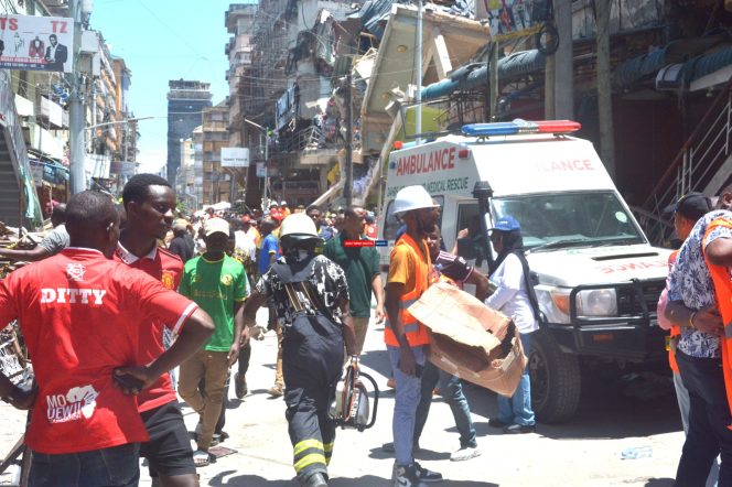 Kariakoo building collapse disaster in photos - Daily News