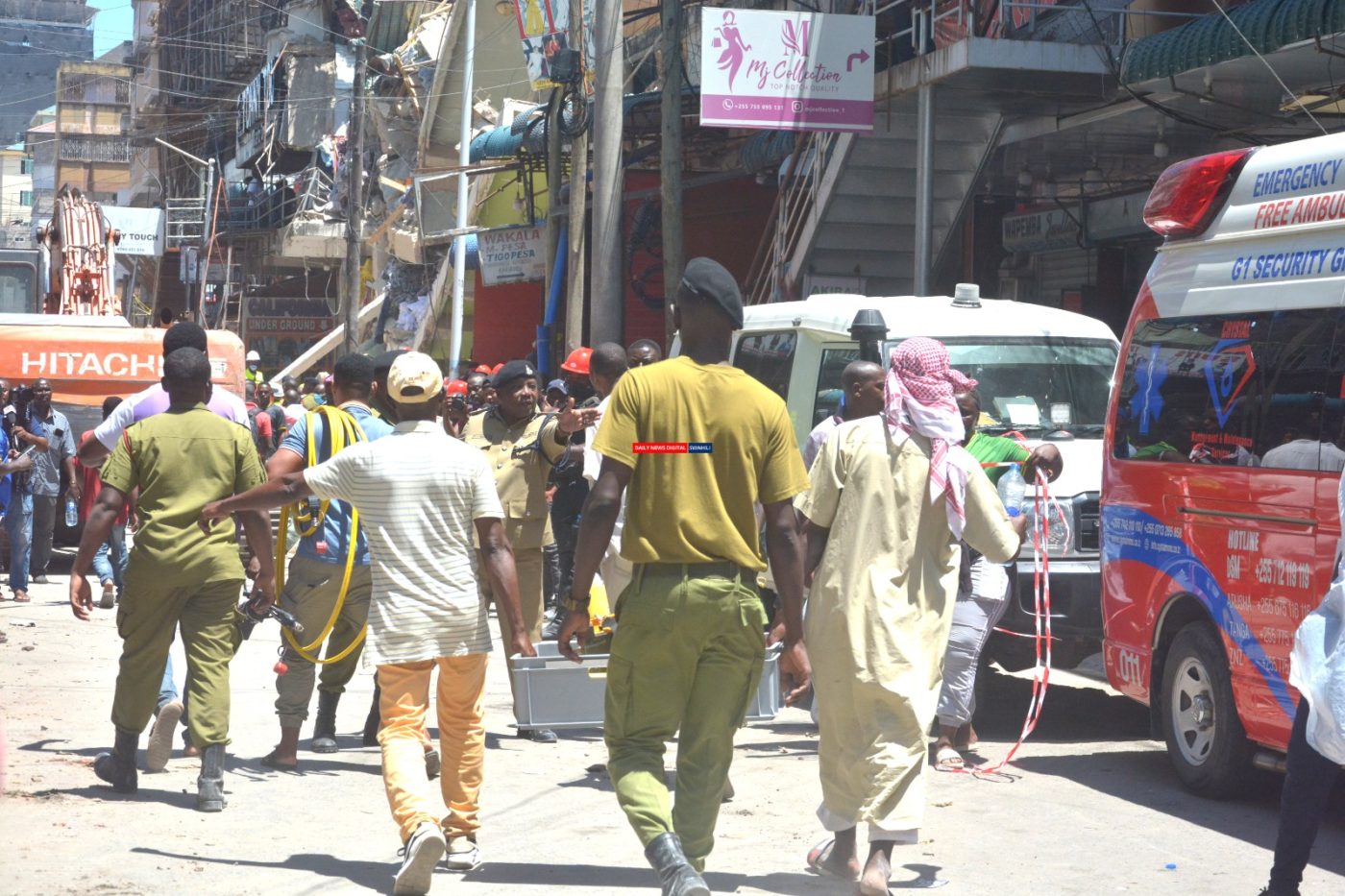 Kariakoo building collapse disaster in photos - Daily News