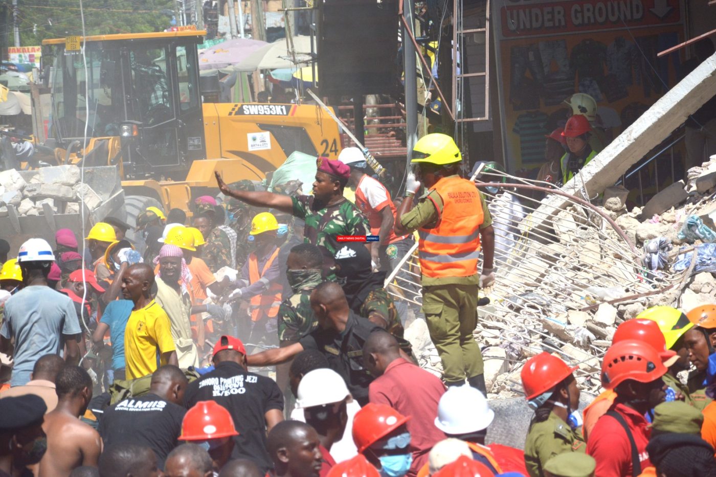 Kariakoo building collapse disaster in photos - Daily News
