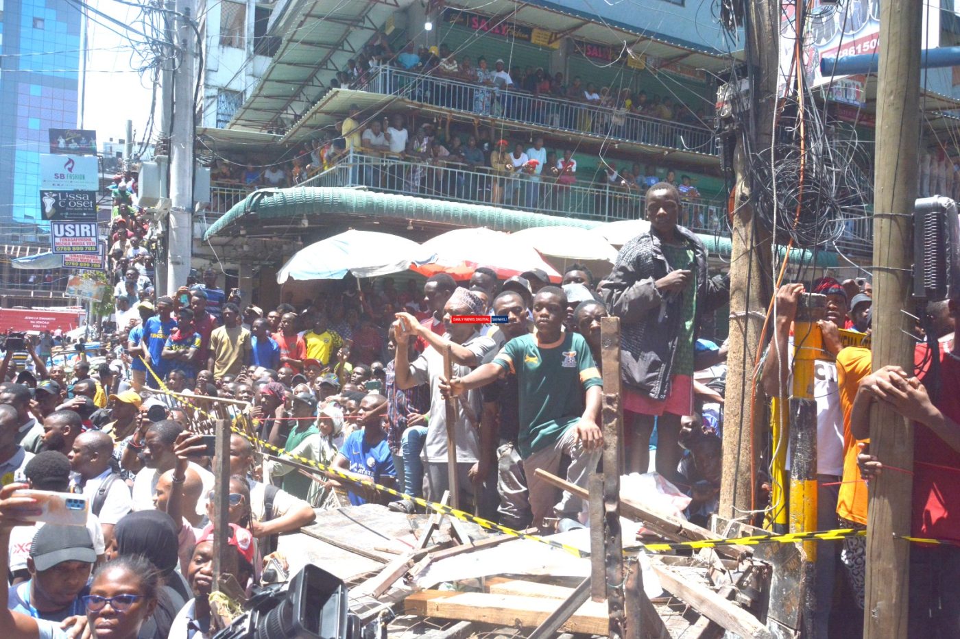 Kariakoo building collapse disaster in photos - Daily News