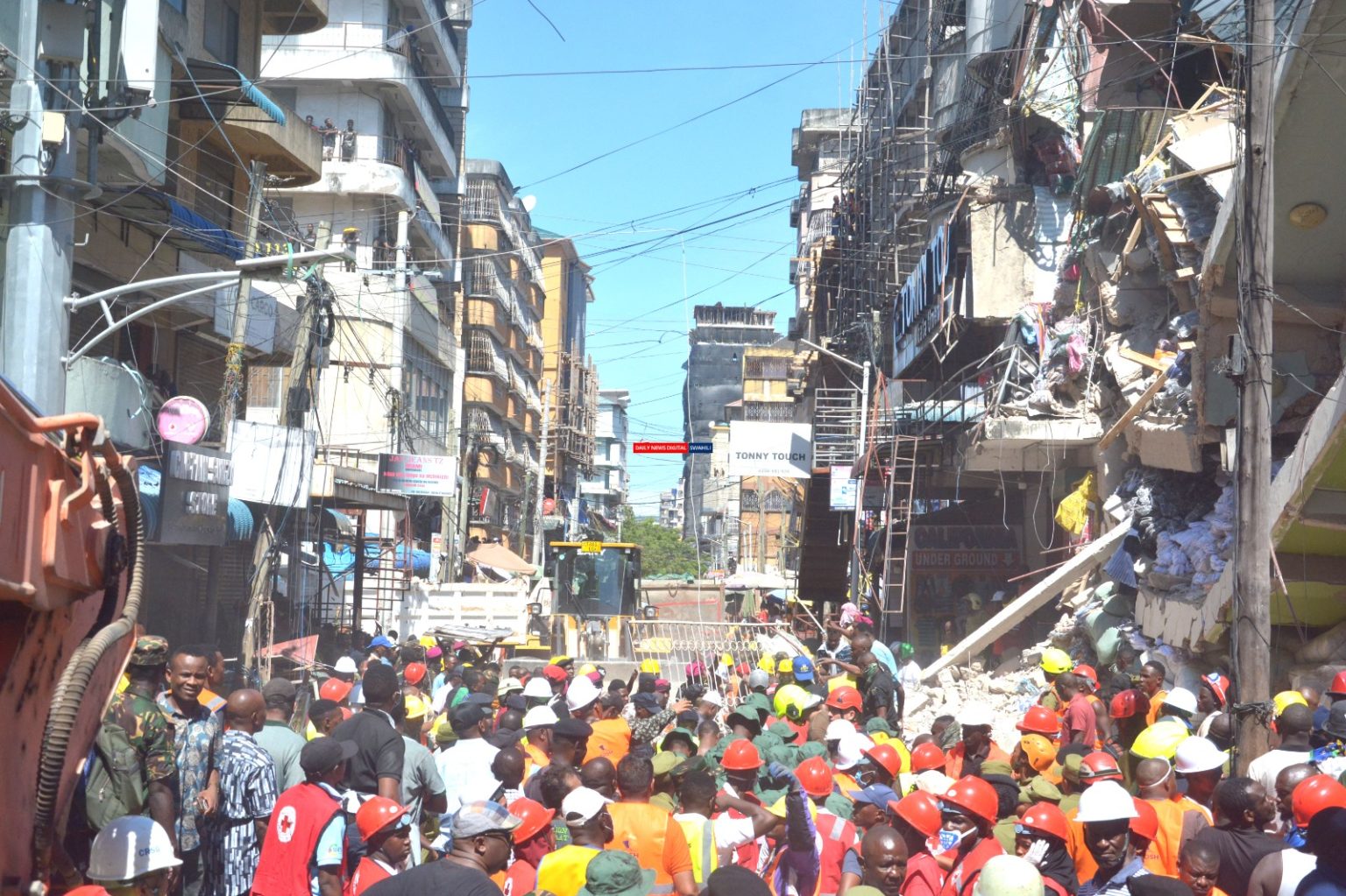 Kariakoo building collapse disaster in photos - Daily News