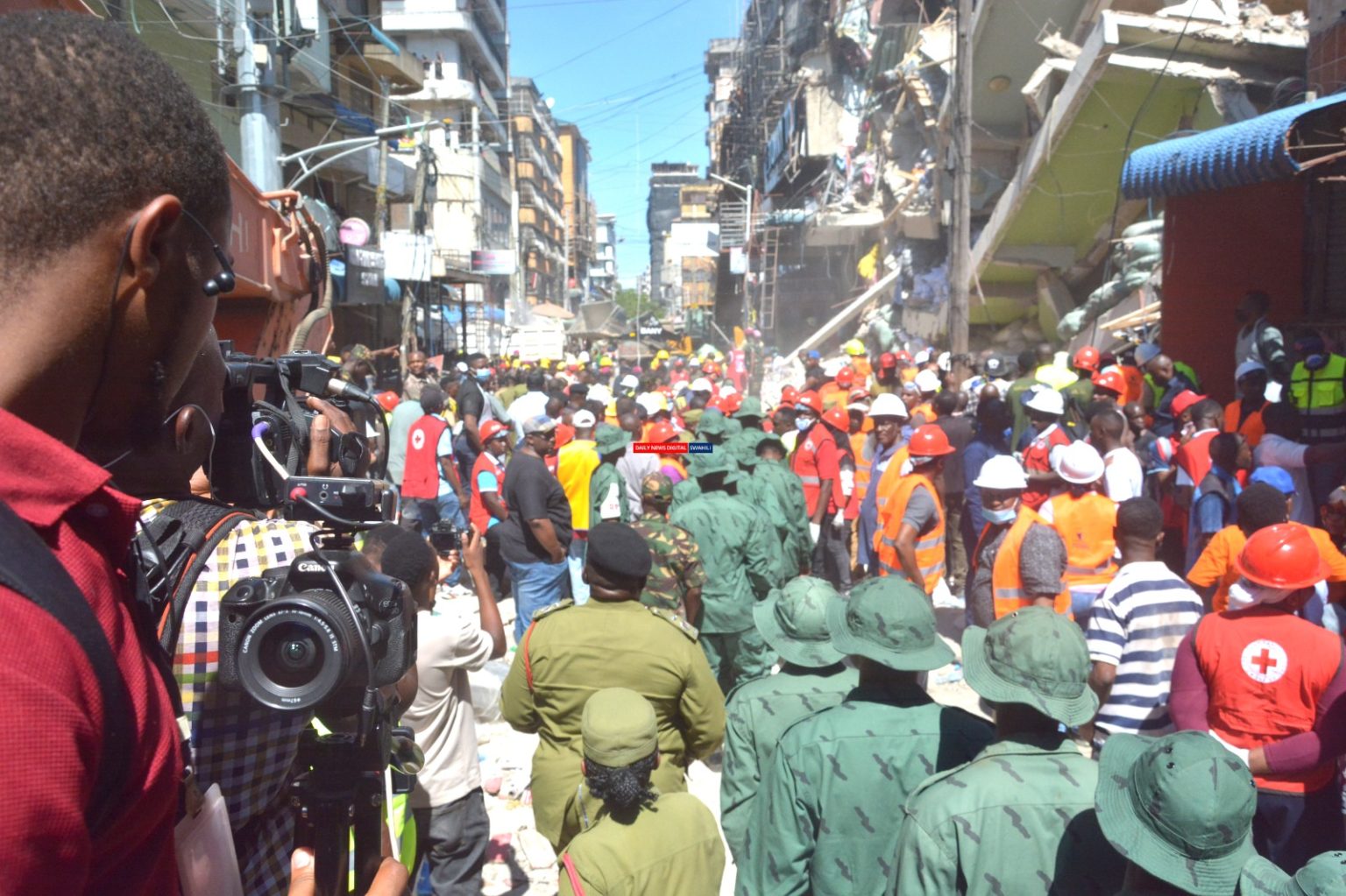 Kariakoo building collapse disaster in photos - Daily News