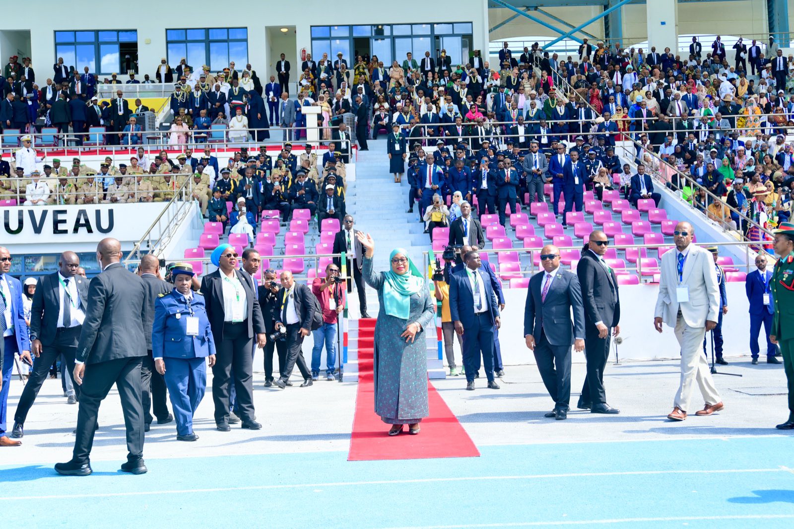 Samia at the 50th Independence Anniversary celebrations of Comoros ...