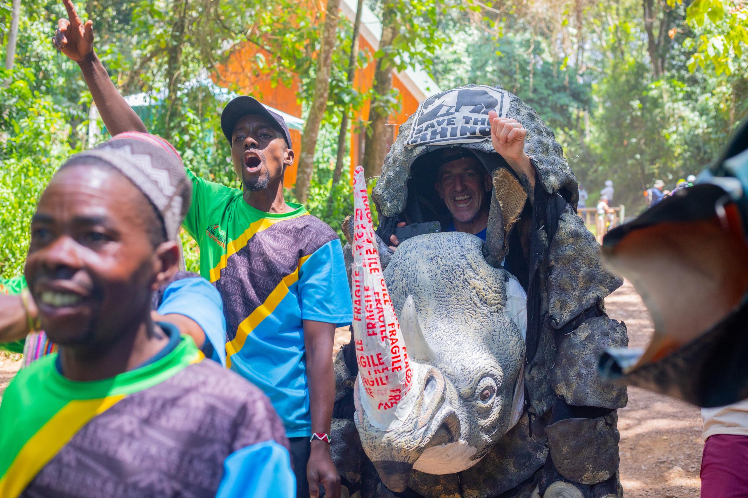 How Rhino Boy scaled Mount Kilimanjaro to raise global awareness for ...